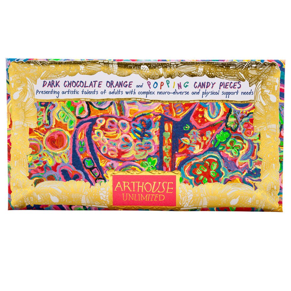 Arthouse Chocolate, Rhino in Bloom – Dark Chocolate with Orange and ...